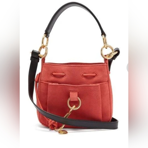 See By Chloe | Bags | Rare See By Choe Tony Small Suede And ...